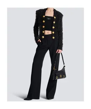 Balmain Embellished Tweed Jacket