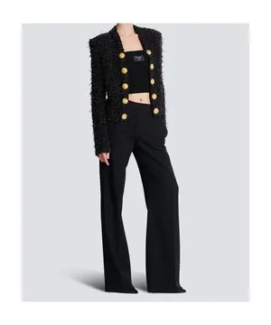 Balmain Embellished Tweed Jacket