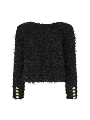 Balmain Embellished Tweed Jacket
