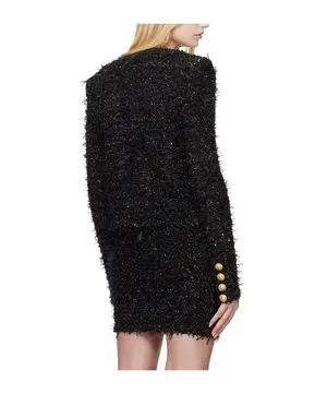 Balmain Embellished Tweed Jacket