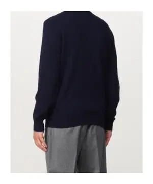 Brunello Cucinelli High Neck Zip-up Cardigan - Blue