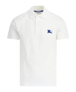 Burberry Equestrian Knight-embroidered Polo Shirt - No
