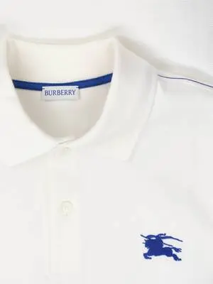Burberry Equestrian Knight-embroidered Polo Shirt