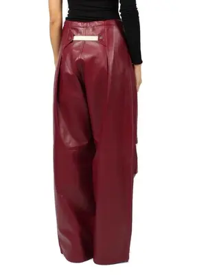 DARKPARK Daisy Plonge Nappa Leather Military Trousers