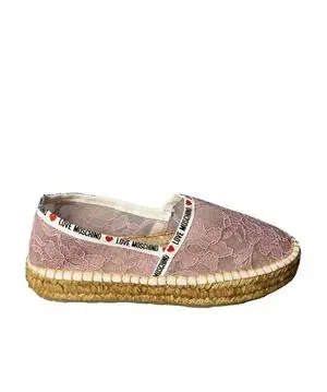 Moschino Floral Lace Espadrilles