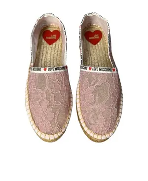 Moschino Floral Lace Espadrilles