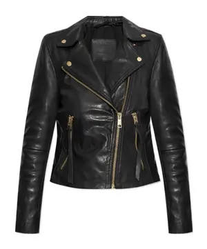 ALLSAINTS Leather Classic Biker Jacket - Black