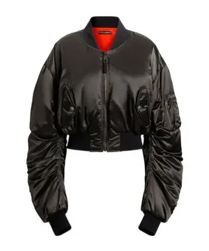 Dolce & Gabbana Zip-up Oversized Bomber Jacket