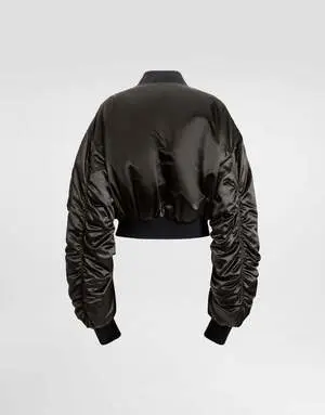 Dolce & Gabbana Zip-up Oversized Bomber Jacket
