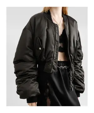 Dolce & Gabbana Zip-up Oversized Bomber Jacket
