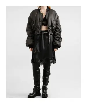 Dolce & Gabbana Zip-up Oversized Bomber Jacket