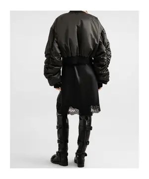 Dolce & Gabbana Zip-up Oversized Bomber Jacket