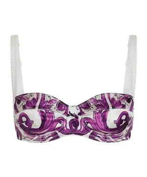 Dolce & Gabbana Graphic-print Bra - Multicolor