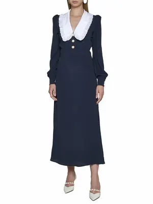 Alessandra Rich Long-sleeved Dress