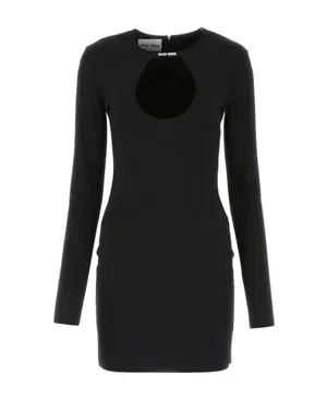 Miu Miu Cut-out Long Sleeve Mini Dress