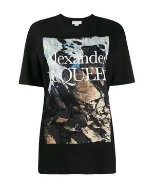 Alexander Mcqueen Graphic Tops For Women