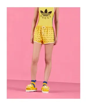 Gucci X Adidas Joint Series Monogrammed Shorts