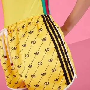 Gucci X Adidas Joint Series Monogrammed Shorts