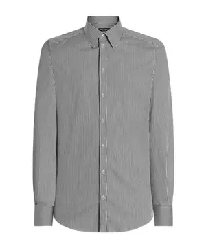 Dolce & Gabbana Dolce Gabbana Striped Poplin Shirt - Multi-color
