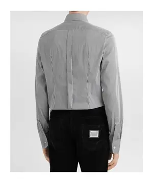 Dolce & Gabbana Dolce Gabbana Striped Poplin Shirt - Multi-color