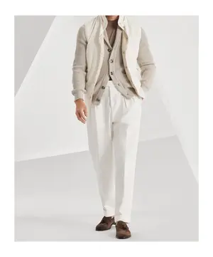 Brunello Cucinelli Buttoned Shawl Lapel Cardigan - Gray