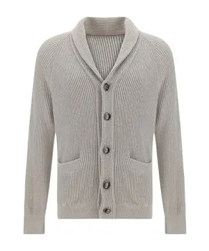 Brunello Cucinelli Brunello Cucinelli Buttoned Shawl Lapel Cardigan No