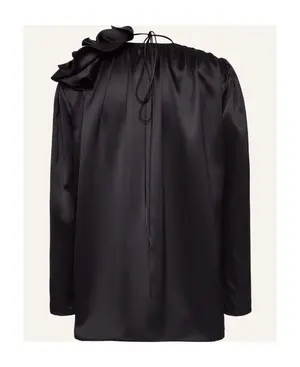 Magda Butrym Long-sleeved Shirt With Detachable Brooch