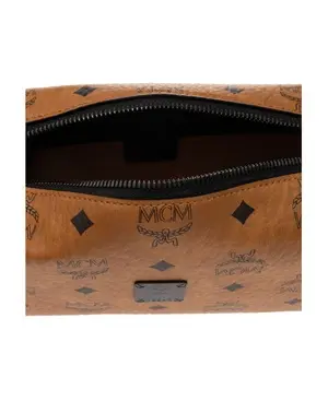 Mcm Ottomar Logo-print Clutch Bag