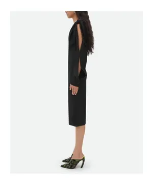 Bottega Veneta Midi Dress With Knot Detail