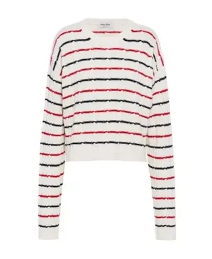 Miu Miu Oversized Striped Cashmere Sweater