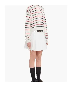 Miu Miu Oversized Striped Cashmere Sweater