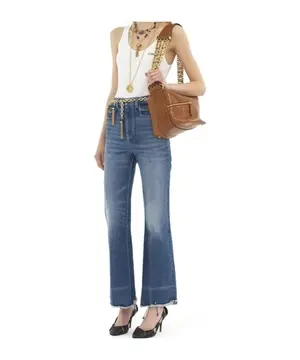 Chloé Ribbed Logo Tank Top