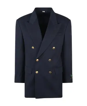 Gucci Double Breasted Tailored Blazer - Blue