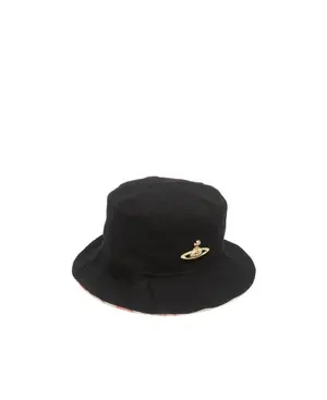 VIVIENNE WESTWOOD Flat Hat With Metal Logo