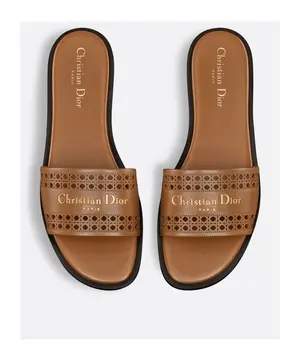 Dior D-lace Flat Slides