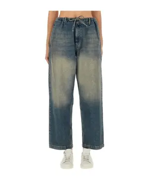 Moschino Drawstring Jeans