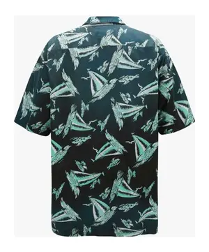 Mihara Yasuhiro Vintage Like Aloha Shirt - Black