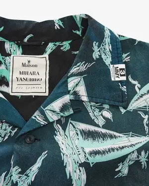 Mihara Yasuhiro Vintage Like Aloha Shirt - Black