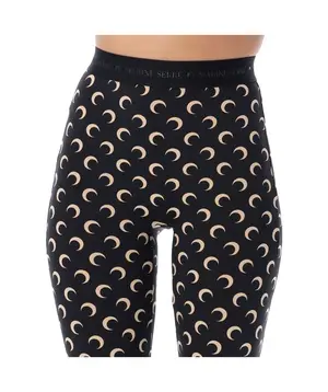 MARINE SERRE Moon Print Leggings - Black