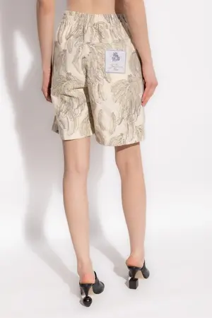 Jacquemus Printed Shorts - Nude