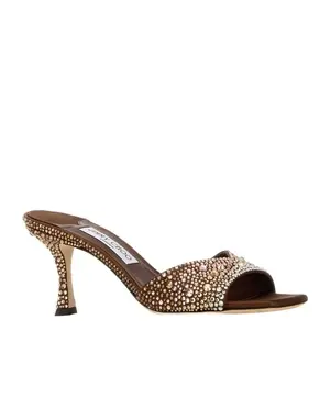 JIMMY CHOO Skye 70 Embellished Mules