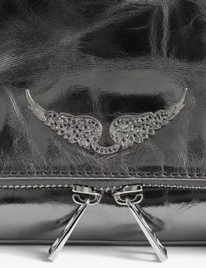 Zadig&Voltaire Rock Vintage Clutch Bag - Gray