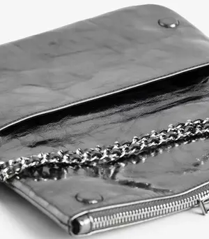 Zadig&Voltaire Rock Vintage Clutch Bag - Gray