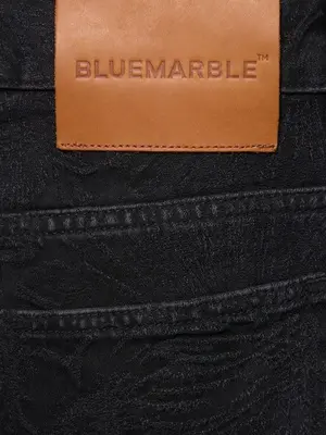 BLUEMARBLE Denim Jacquard Bootcut Jeans