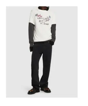 BLUEMARBLE Denim Jacquard Bootcut Jeans