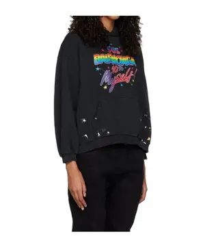 Balenciaga Logo Print Hoodie