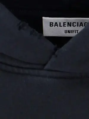 Balenciaga Logo Print Hoodie