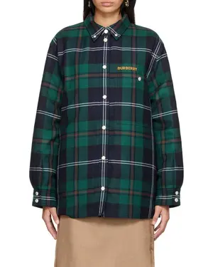 Burberry Checked Long-sleeve Shirt