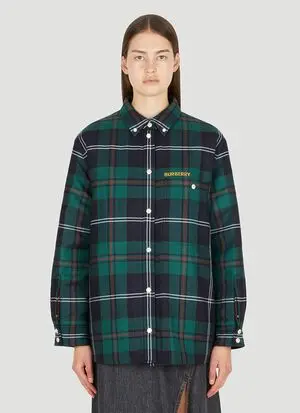 Burberry Checked Long-sleeve Shirt