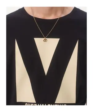 Valentino Garavani Chez -printed Crewneck T-shirt - Black